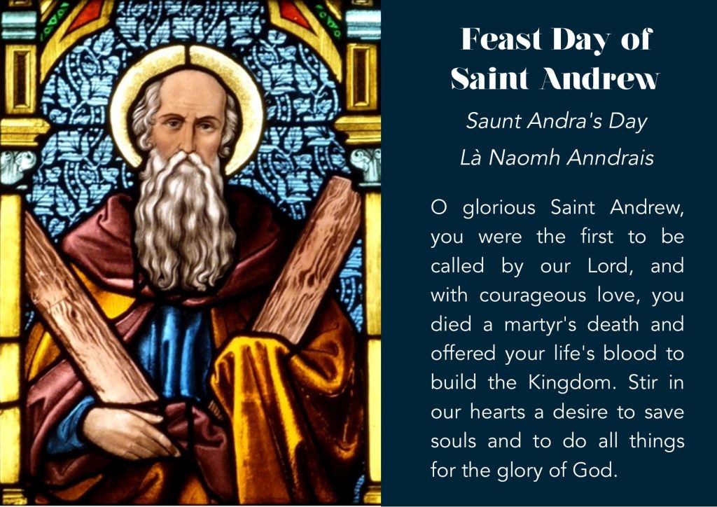 Today We Celebrate St Andrew’s Feast Day | St Edmund's Catholic Academy