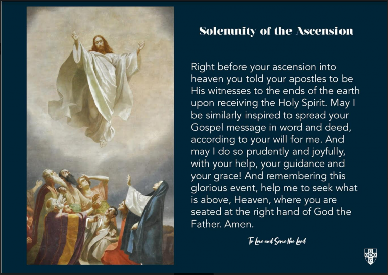 Solemnity of the Ascension | St Edmund's Catholic Academy