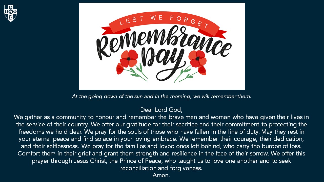 Remembrance Day | St Edmund's Catholic Academy