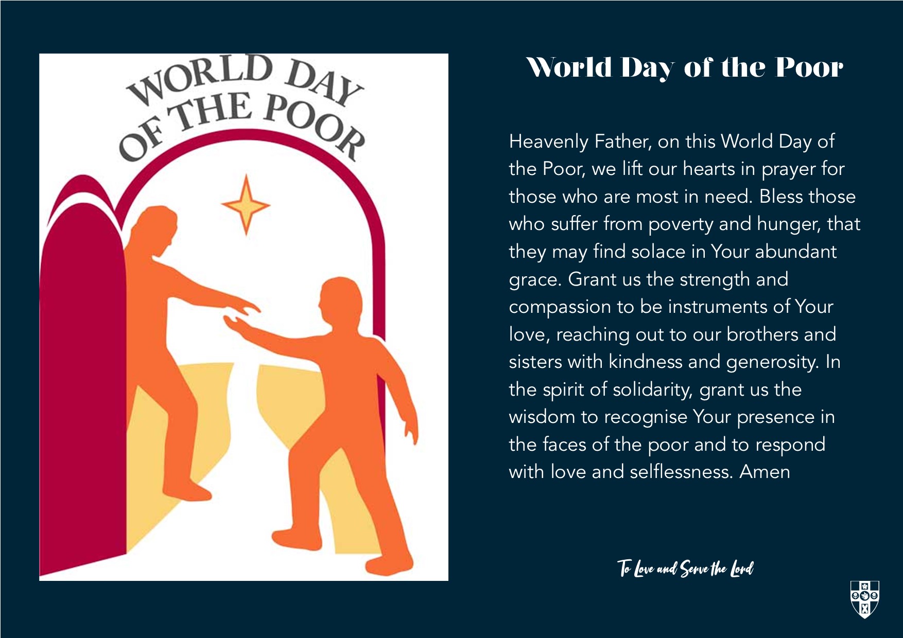 World Day of the Poor | St Edmund's Catholic Academy