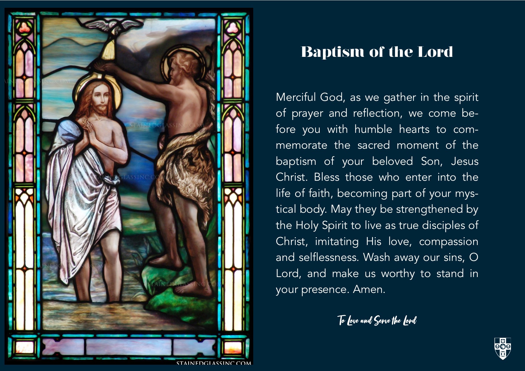 The Baptism of the Lord | St Edmund's Catholic Academy