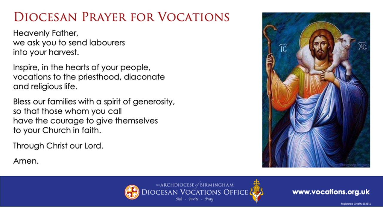 Prayers for Vocations | St Edmund's Catholic Academy