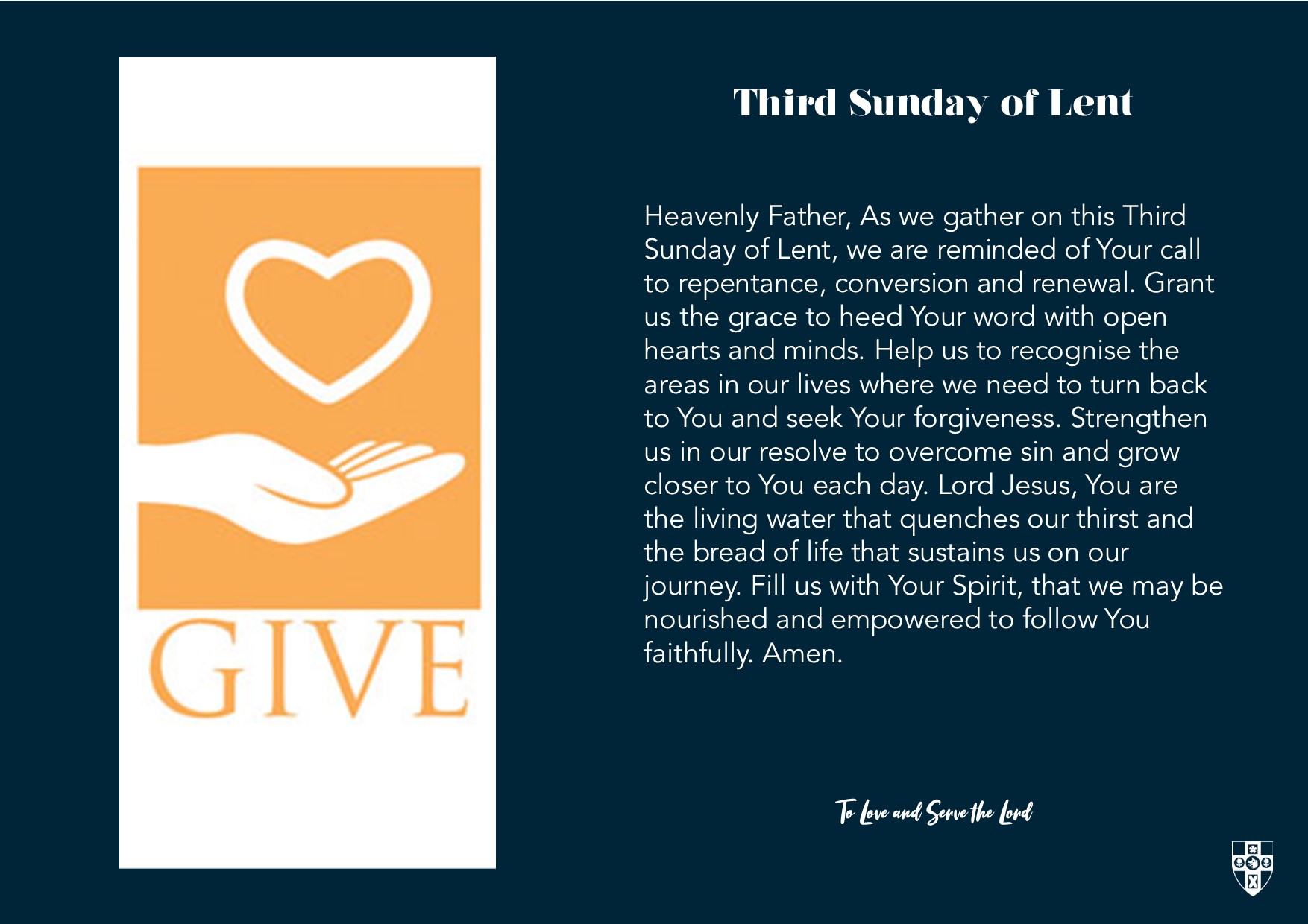 Renewal and Repentance: Embracing the Third Sunday of Lent | St Edmund ...