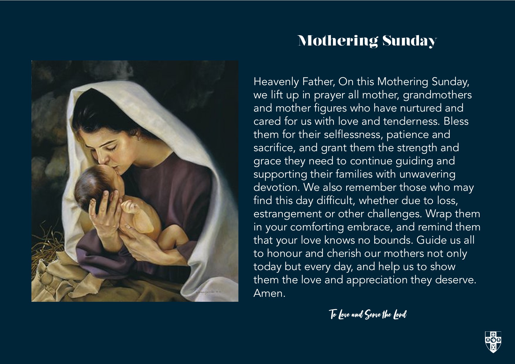 Embracing Mothering Sunday | St Edmund's Catholic Academy