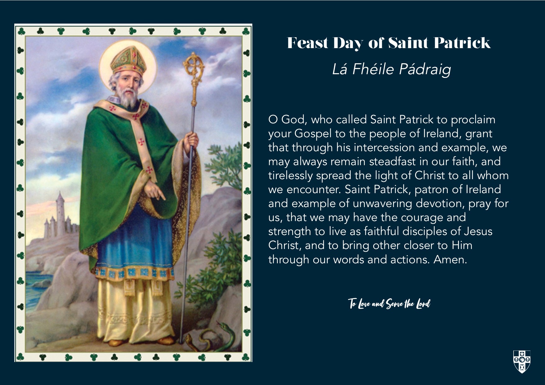 Saint Patrick’s Day: A Celebration of Faith, Heritage and Mission | St ...
