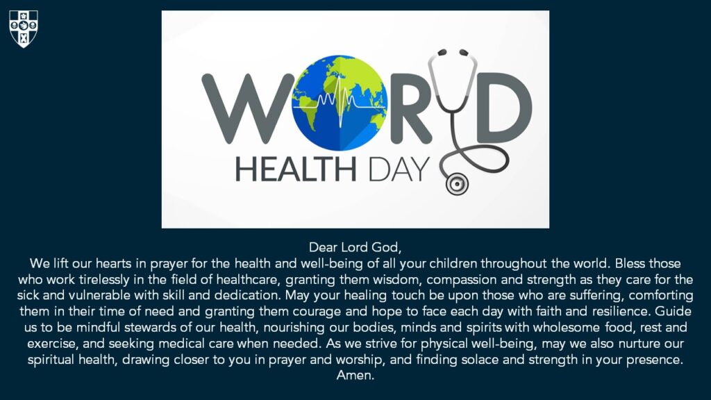 Holistic Healing: World Health Day | St Edmund's Catholic Academy