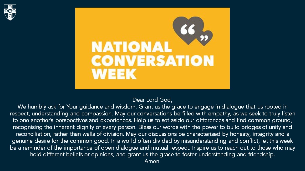 Fostering Unity Through Dialogue: National Conversation Week | St ...