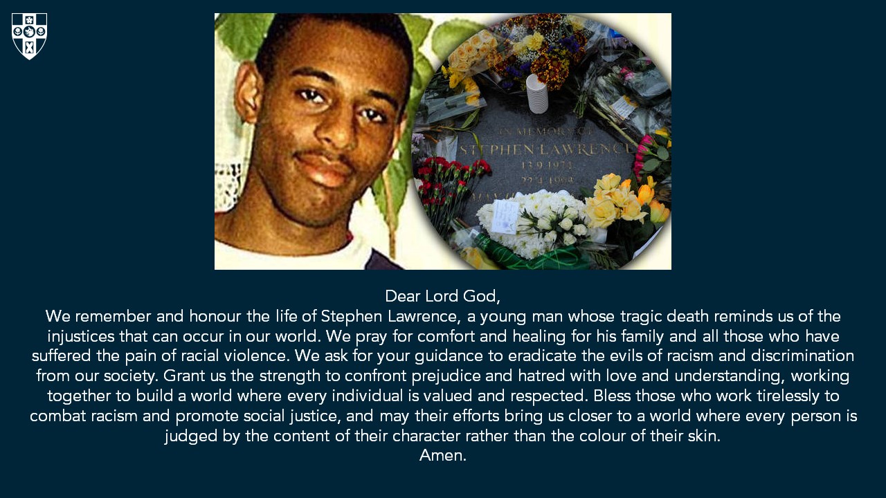 Remembering Stephen Lawrence: A Call to Justice and Solidarity | St ...