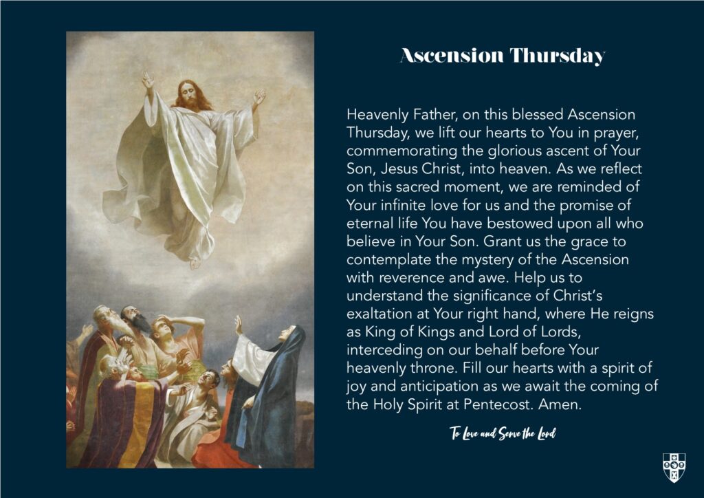 Reflections of Ascension Thursday | St Edmund's Catholic Academy