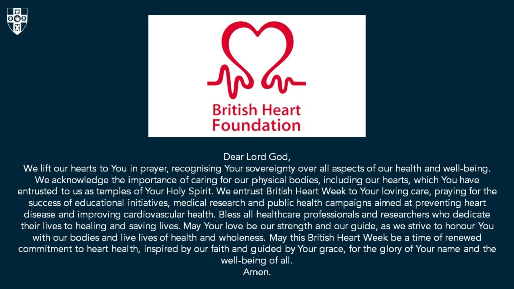 British Heart Week | St Edmund's Catholic Academy