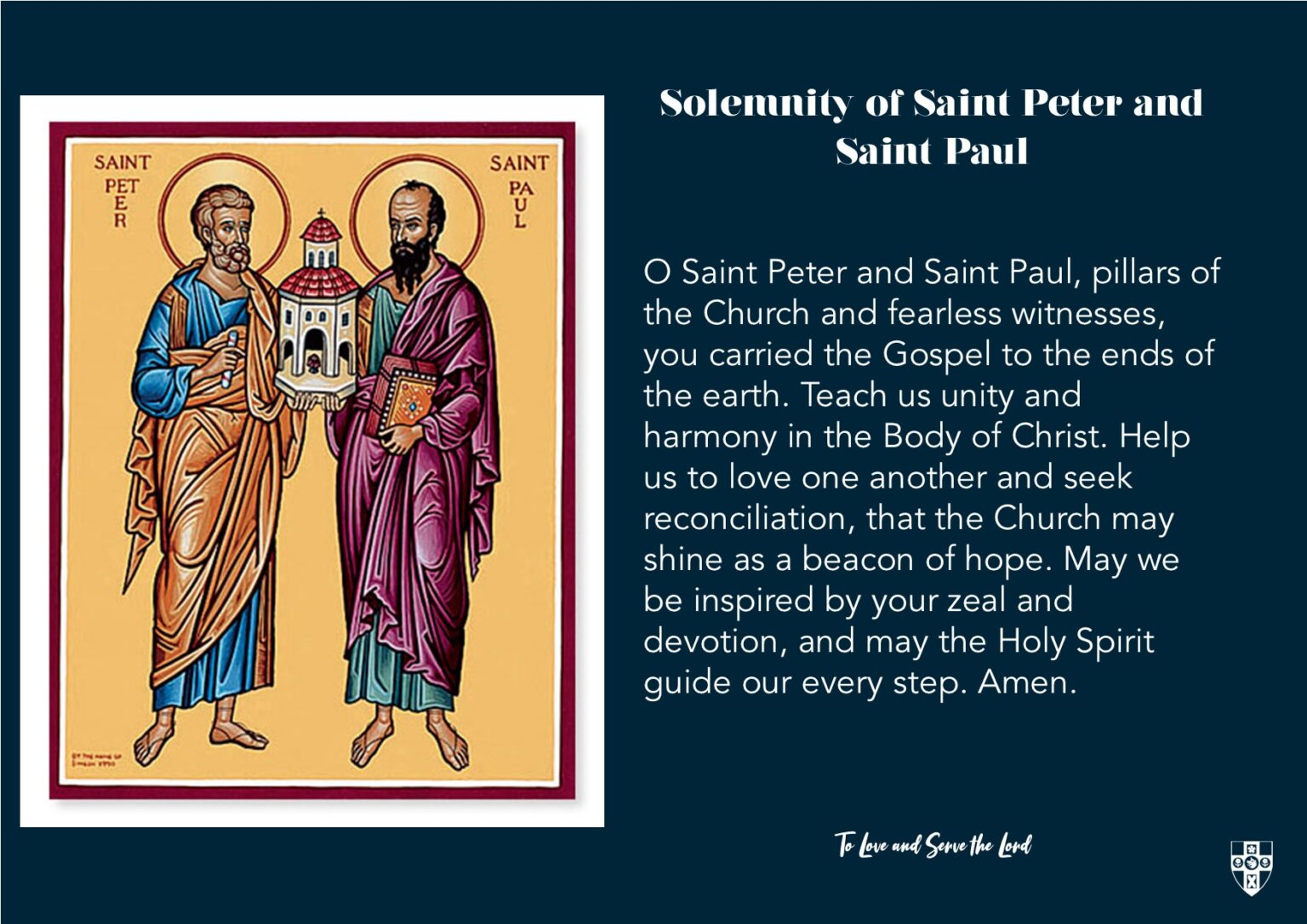 Solemnity of Saint Peter and Saint Paul: A Celebration of Faith, Unity and Witness | St Edmund's ...
