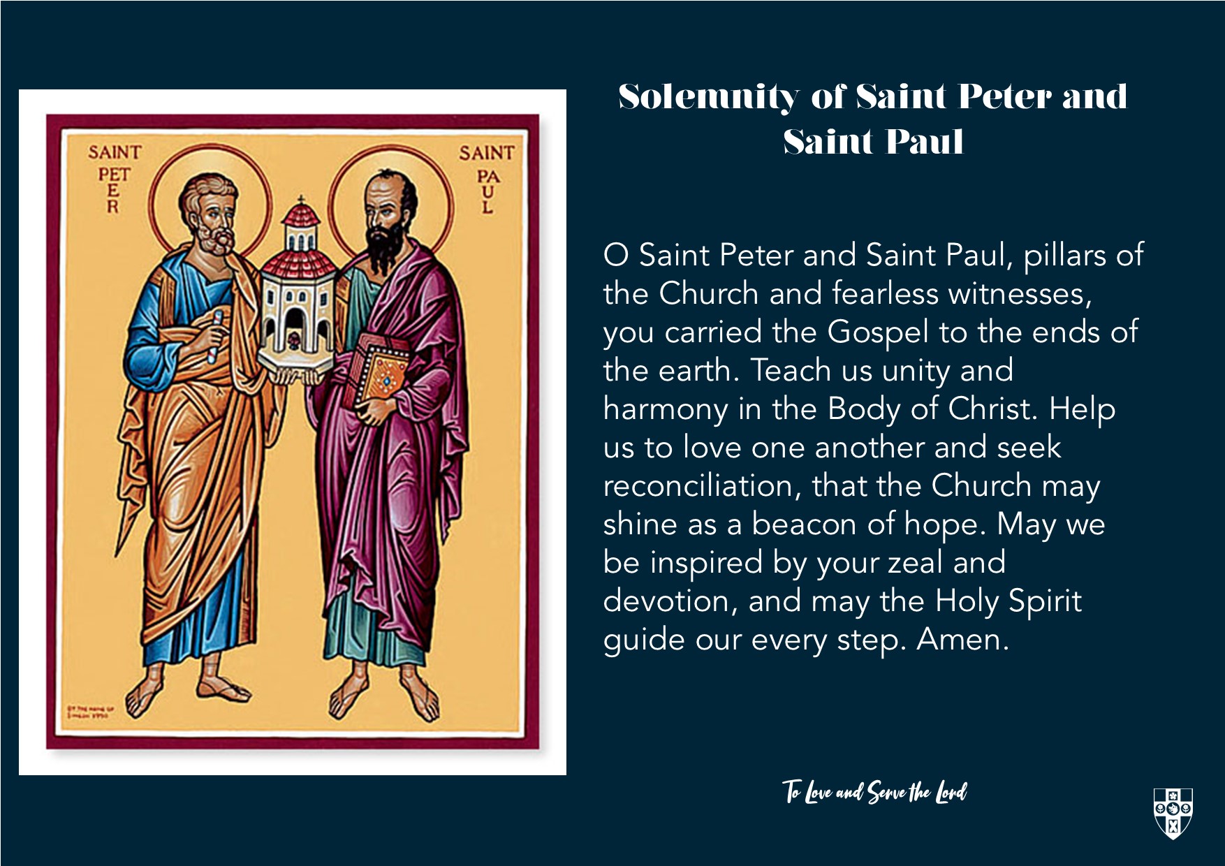 Solemnity of Saint Peter and Saint Paul: A Celebration of Faith, Unity and Witness | St Edmund's ...