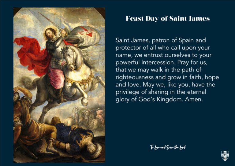 Celebrating Saint James the Apostle: A Model of Zeal and Witness | St ...