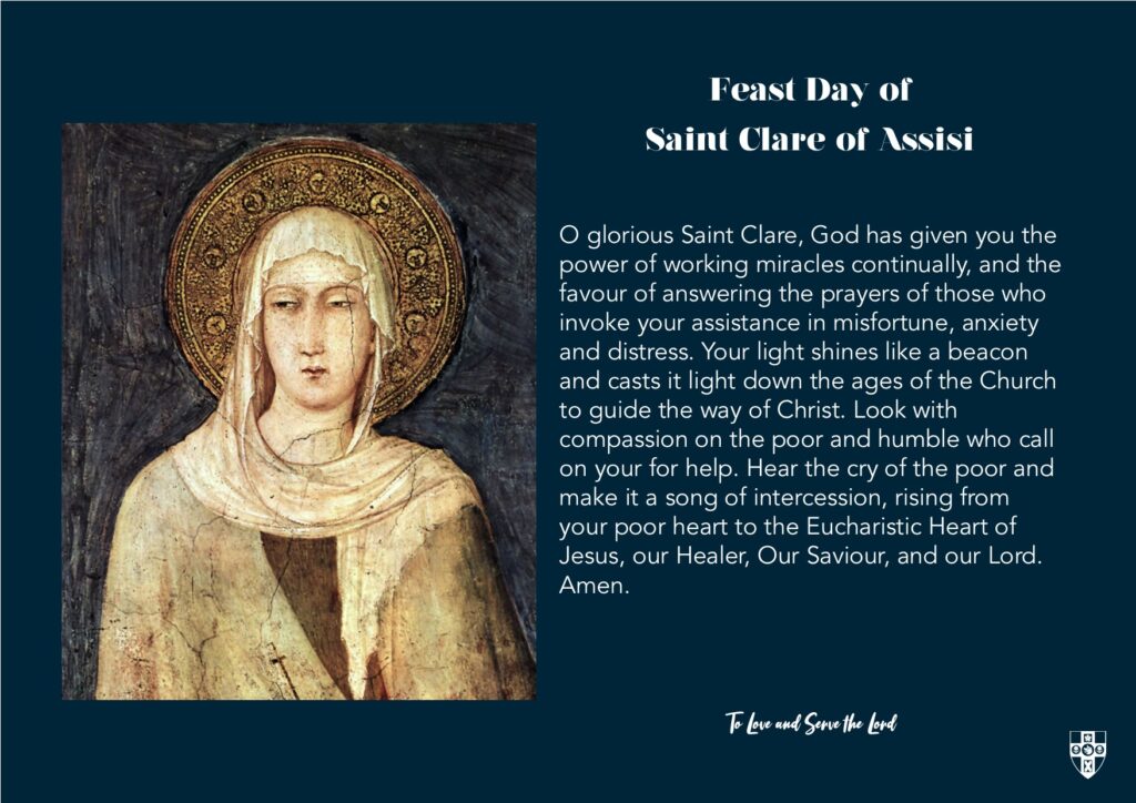Celebrating the Feast of Saint Clare of Assisi: A Life of Radical ...