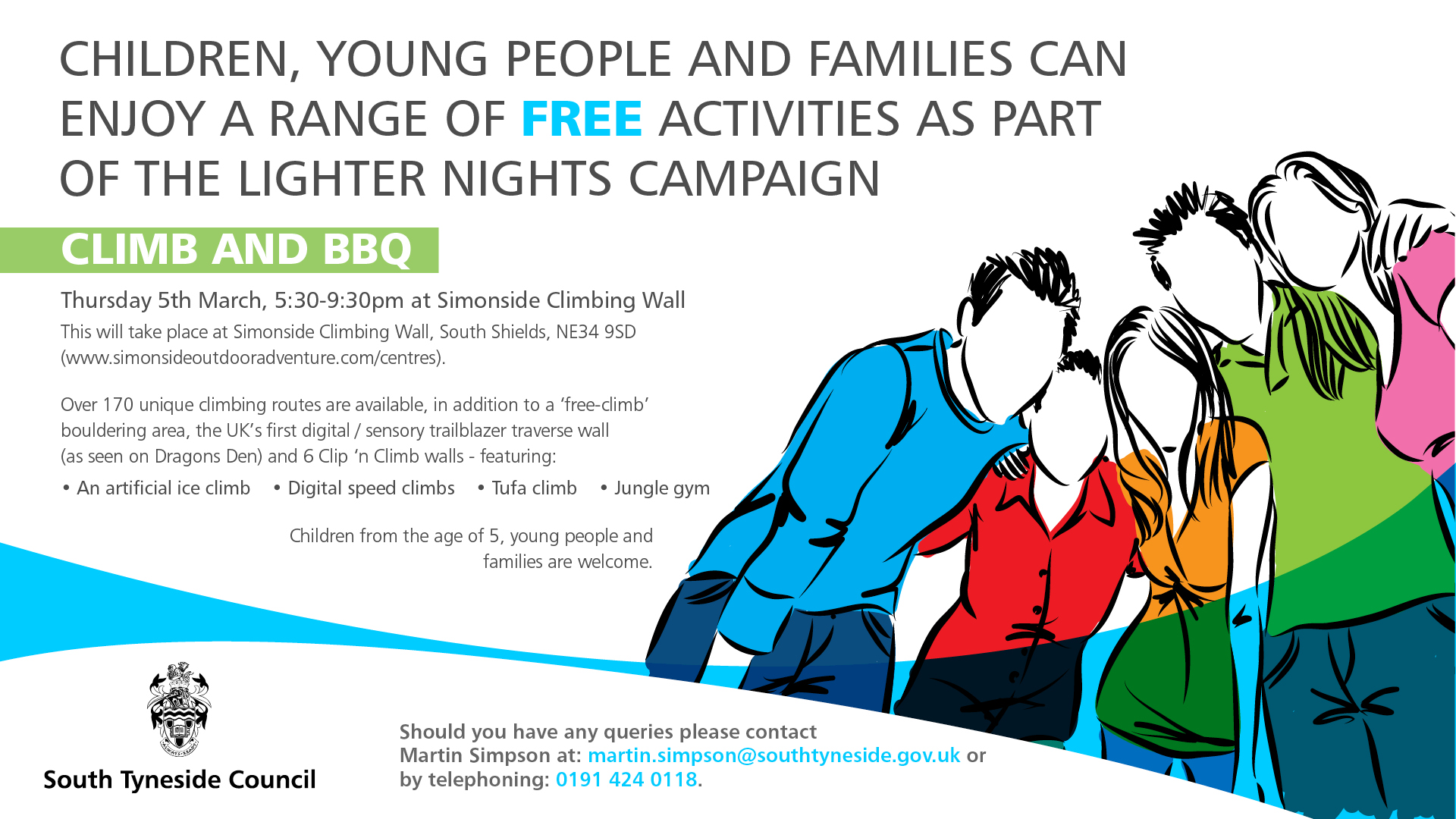 Free Open-Access Activity at Simonside Climbing Wall | The Beacon Centre