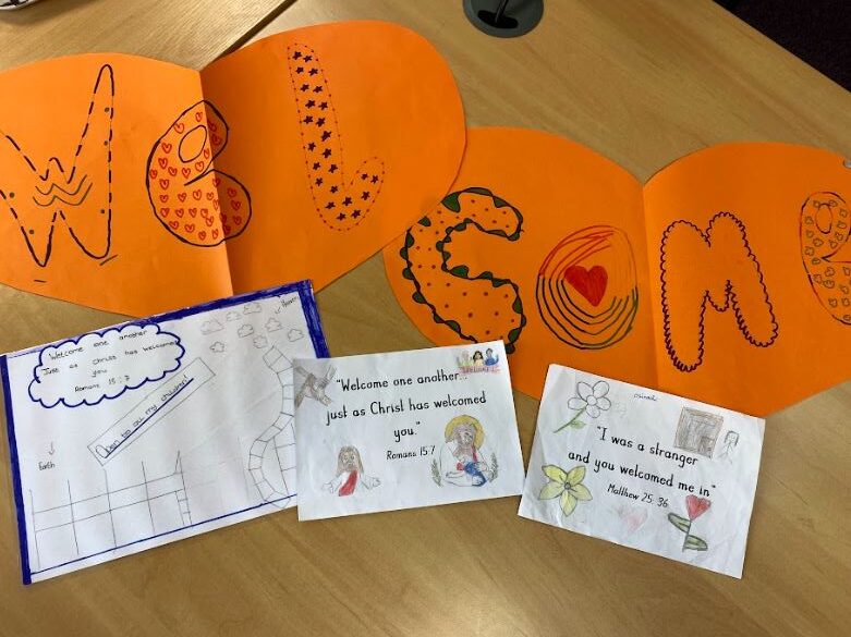 Welcome one another…. | St Teresa's Catholic Primary Academy