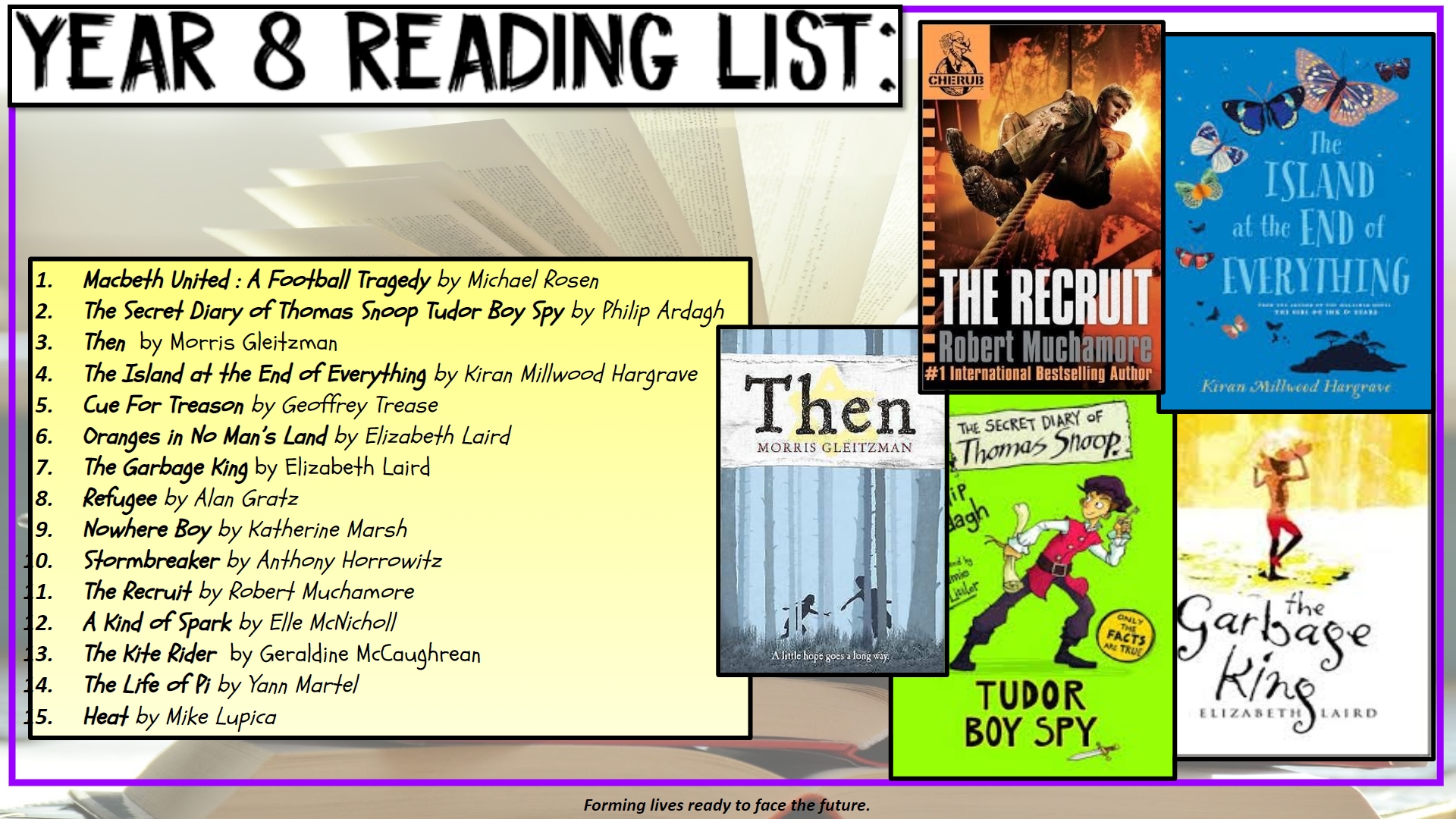 Reading List | St. Patrick's Catholic College