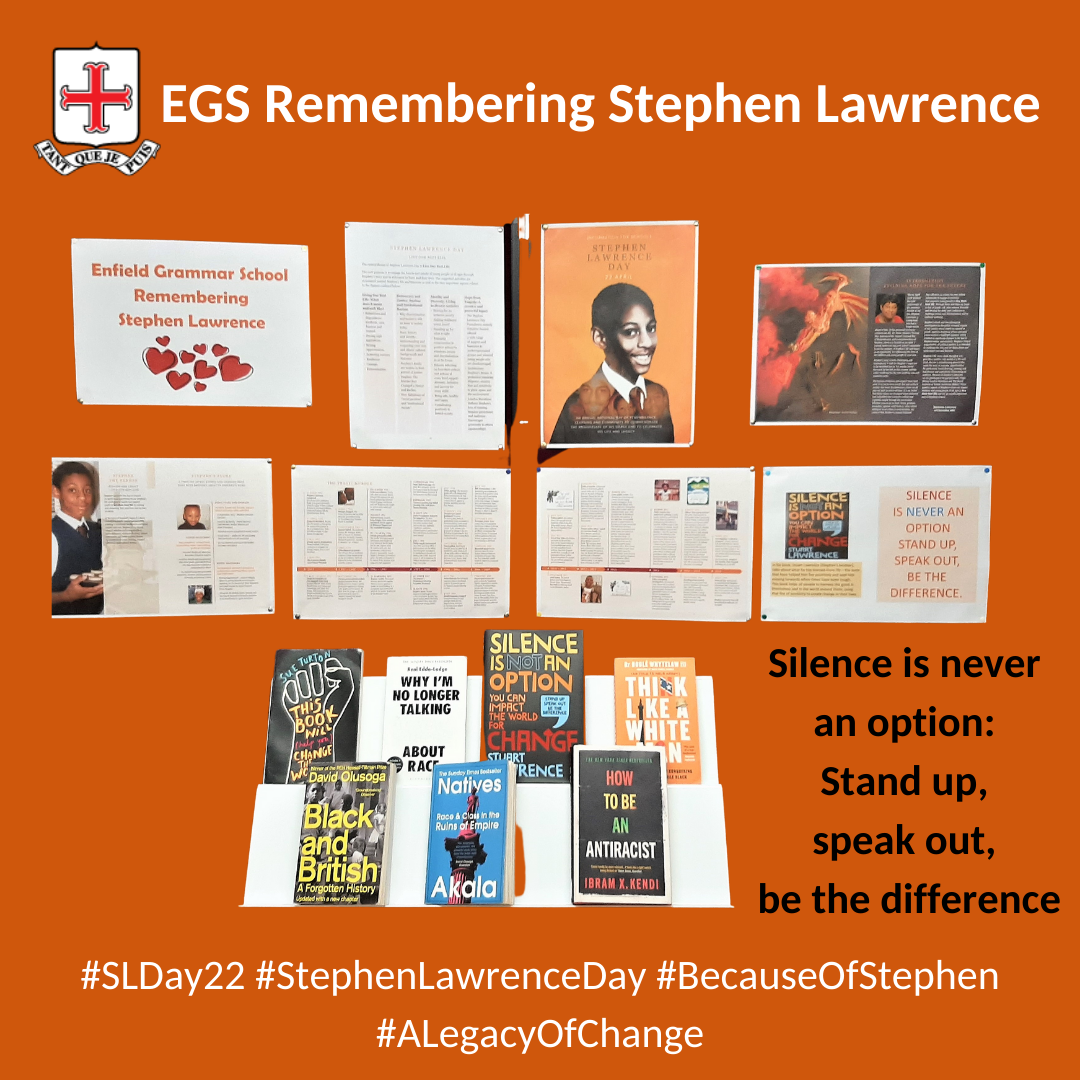 Stephen Lawrence Day: A Legacy of Change | ENFIELD GRAMMAR SCHOOL