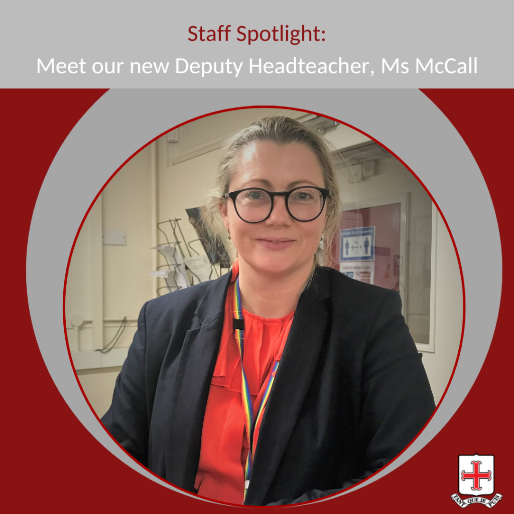 Staff Spotlight: Ms J McCall – Deputy Headteacher (Curriculum ...