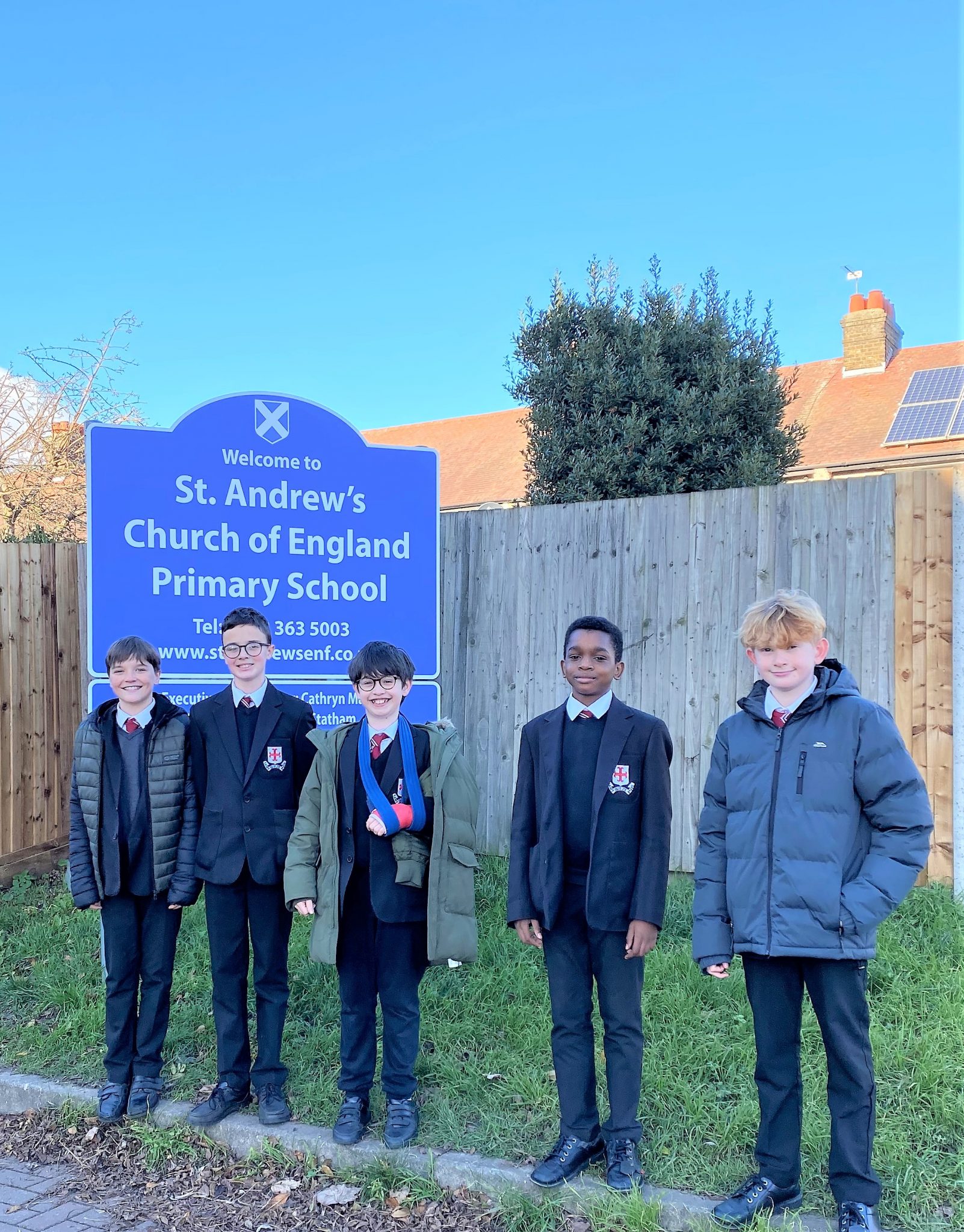 EGS Primary School Ambassadors Visit St Andrews Primary School ...