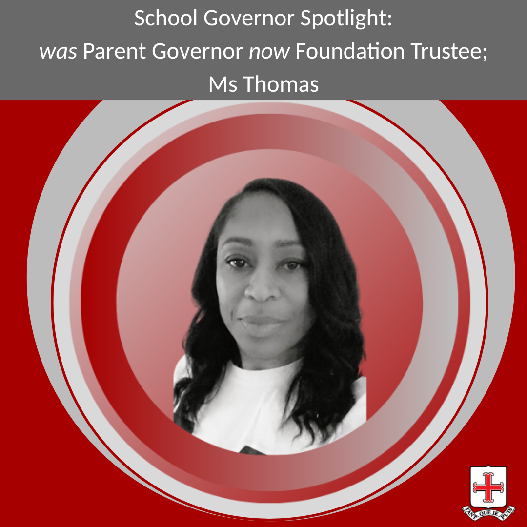 #SchoolGovernorSpotlight : Ms M Thomas | ENFIELD GRAMMAR SCHOOL