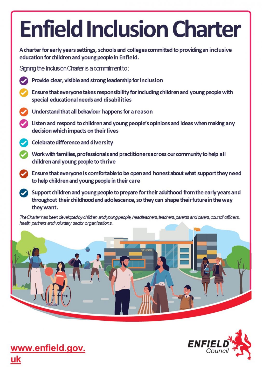 We are committed to the Enfield Inclusion Charter | ENFIELD GRAMMAR SCHOOL