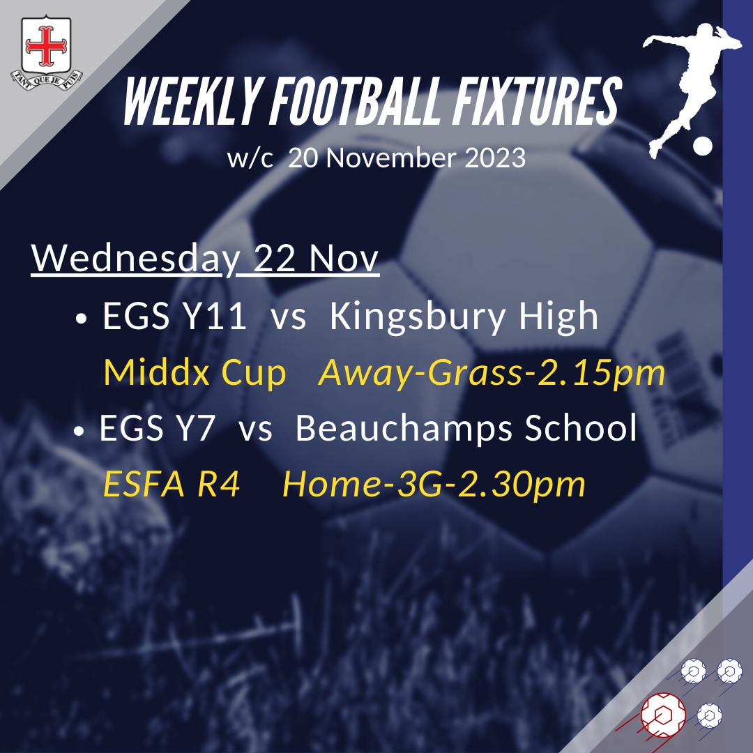Upcoming Sports Fixtures | ENFIELD GRAMMAR SCHOOL