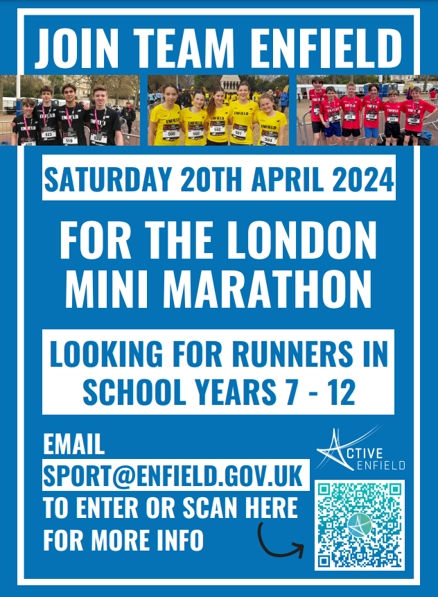 Team Enfield Needs You! London Mini Marathon…. | ENFIELD GRAMMAR SCHOOL