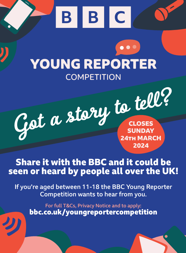 BBC Young Reporter Competition….Have You Got A Story To Tell? | ENFIELD ...
