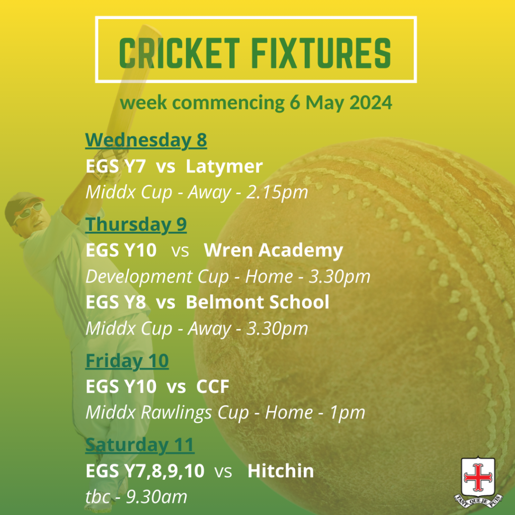 Cricket Fixtures | ENFIELD GRAMMAR SCHOOL