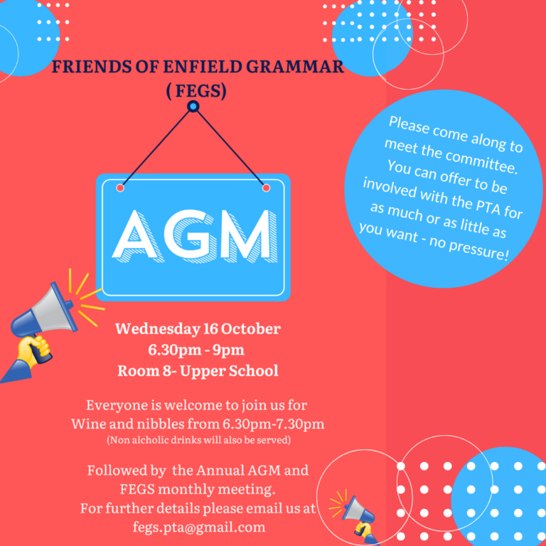 Come Along To Meet The FEGS Team! | ENFIELD GRAMMAR SCHOOL