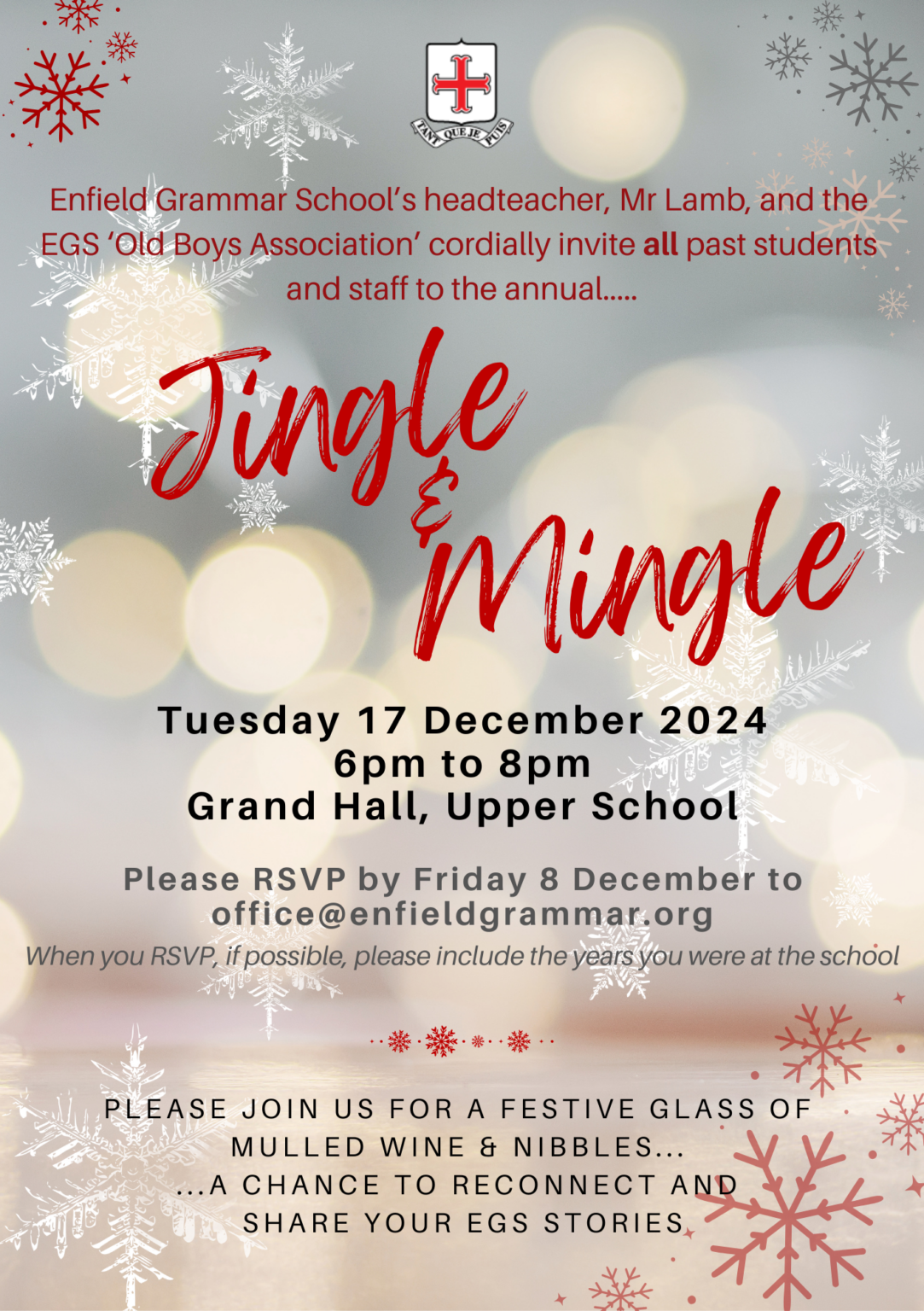 Jingle & Mingle 2024! Invitation to Old Boys, Ex-Students & Staff ...
