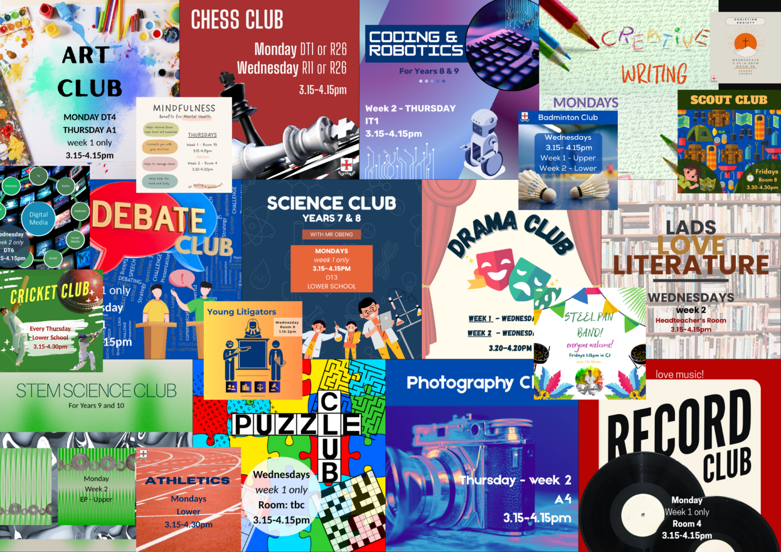 New After-School Clubs Timetable Launches Next Week! | ENFIELD GRAMMAR ...