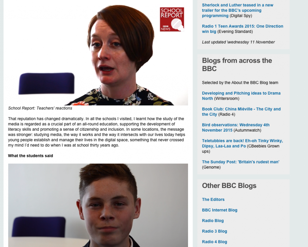 Marden and the BBC | Marden High School