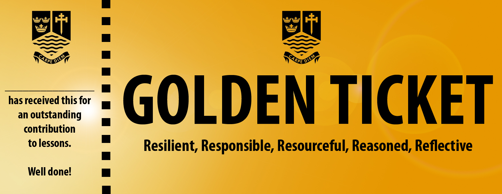 Golden Ticket Winners! | Marden High School