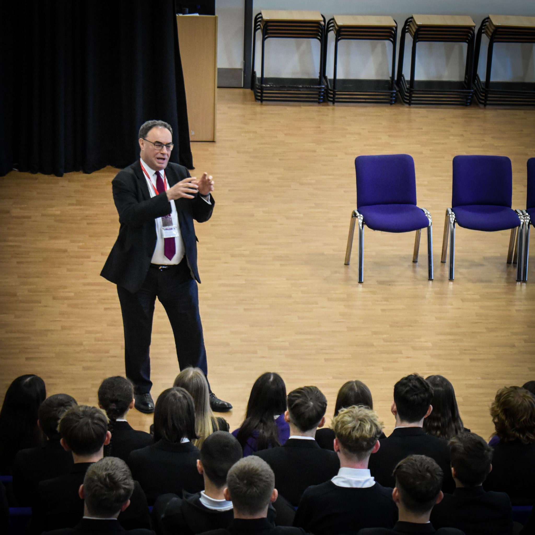 Governor of the Bank of England Visit | Marden High School