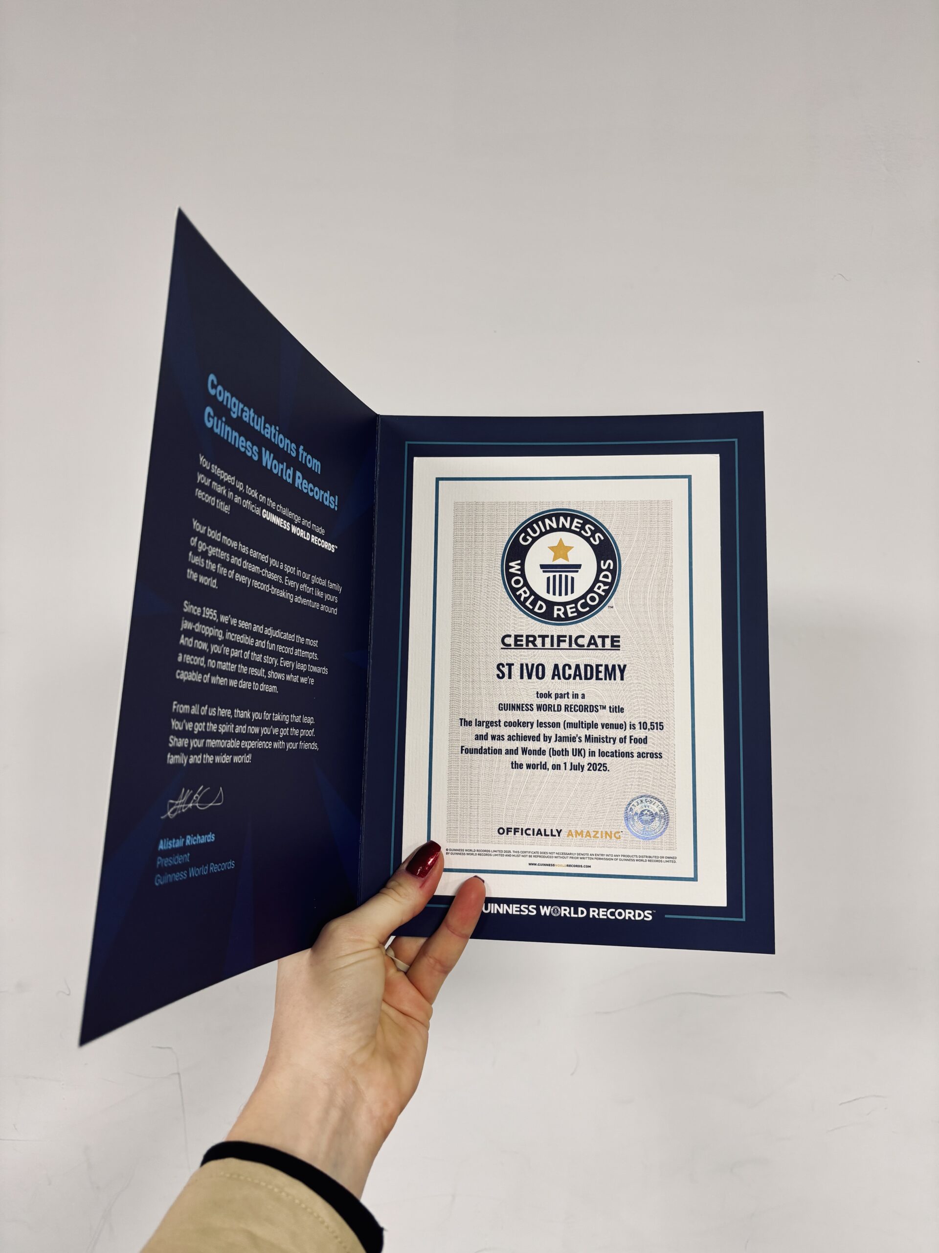 Spring Term commences and we welcome Ms Pearce - St Ivo Academy