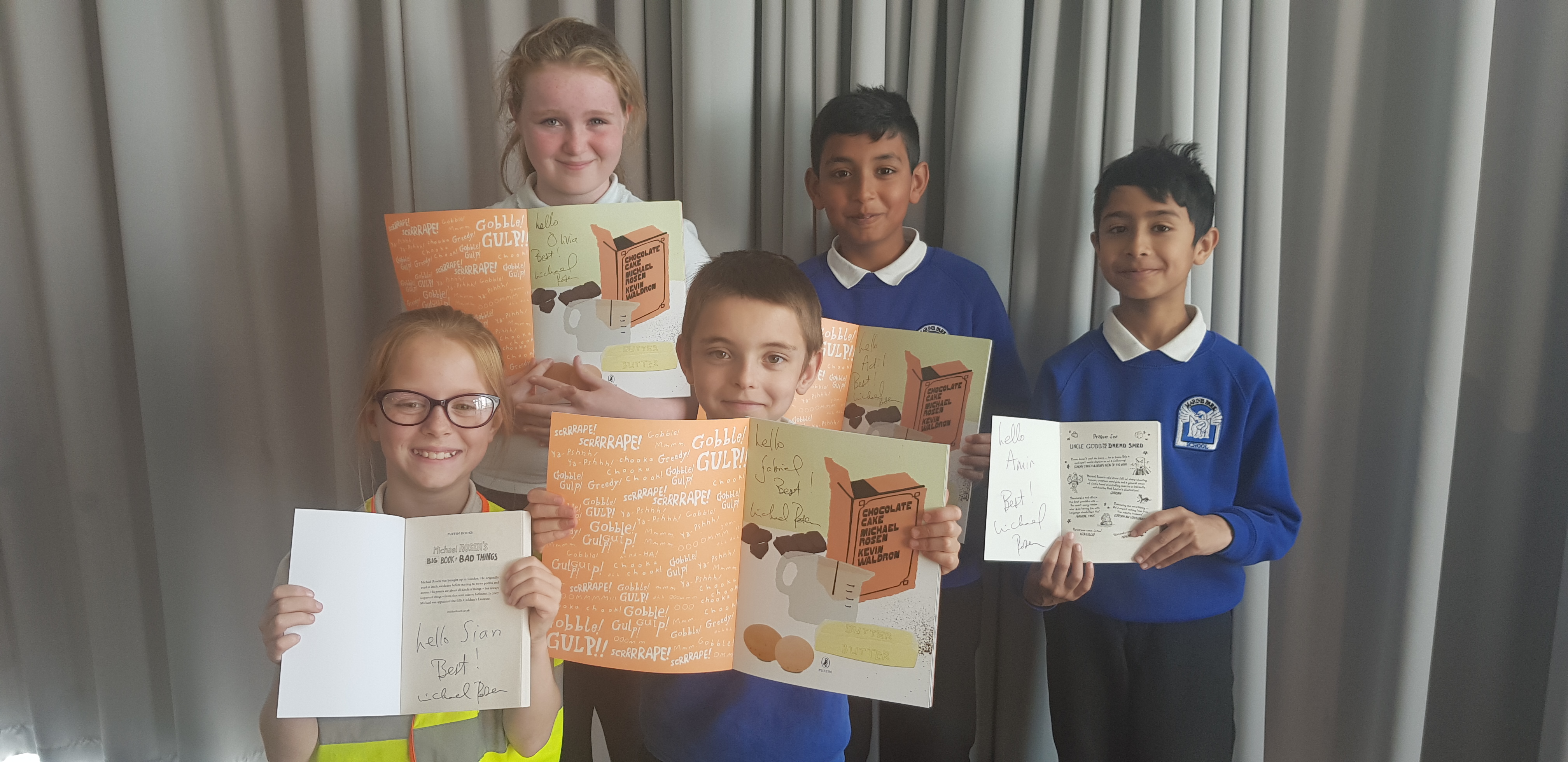 Meeting Michael Rosen | Marine Park Primary School