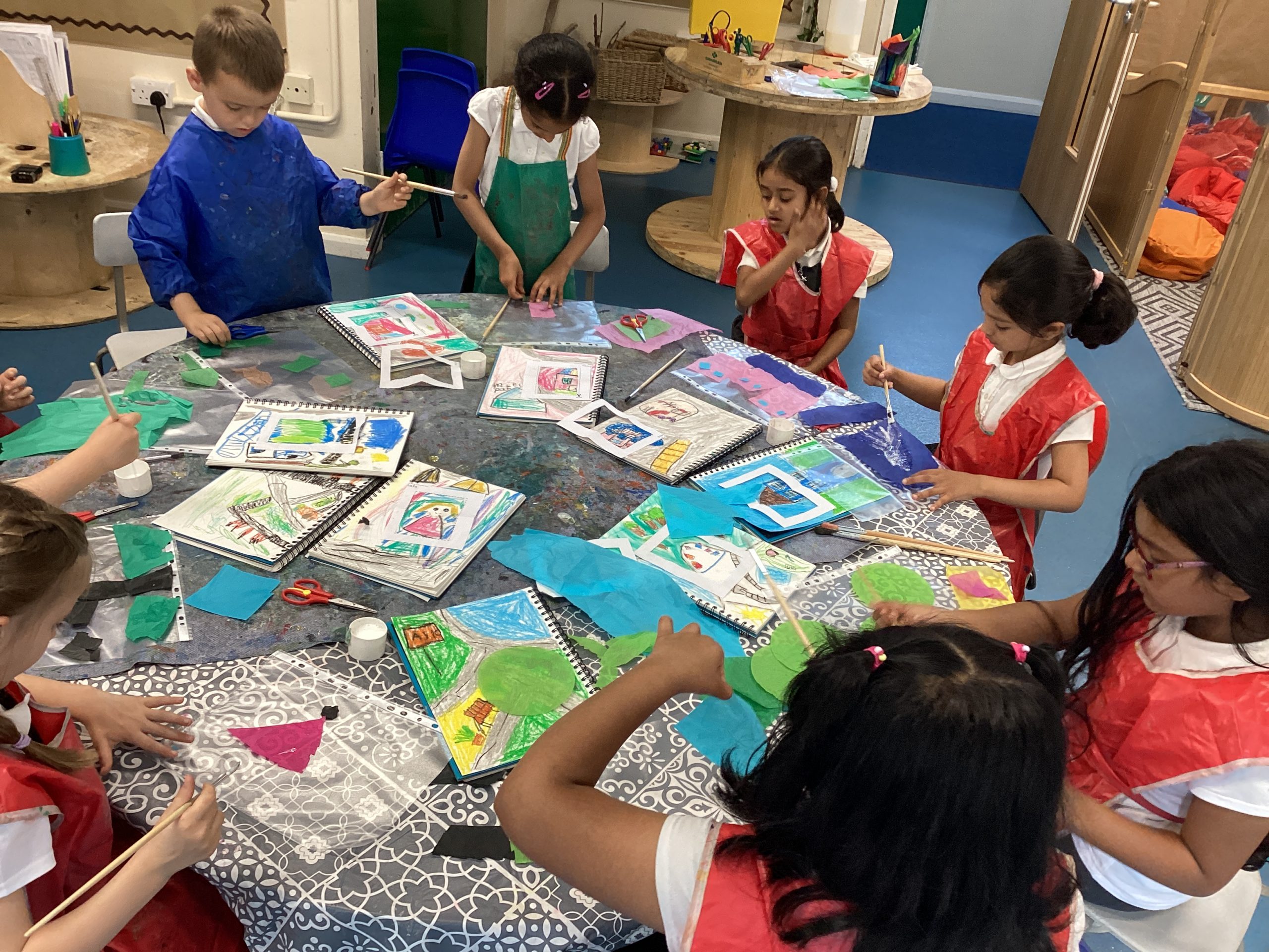 Year 2- Creating artistic maps | Marine Park Primary School