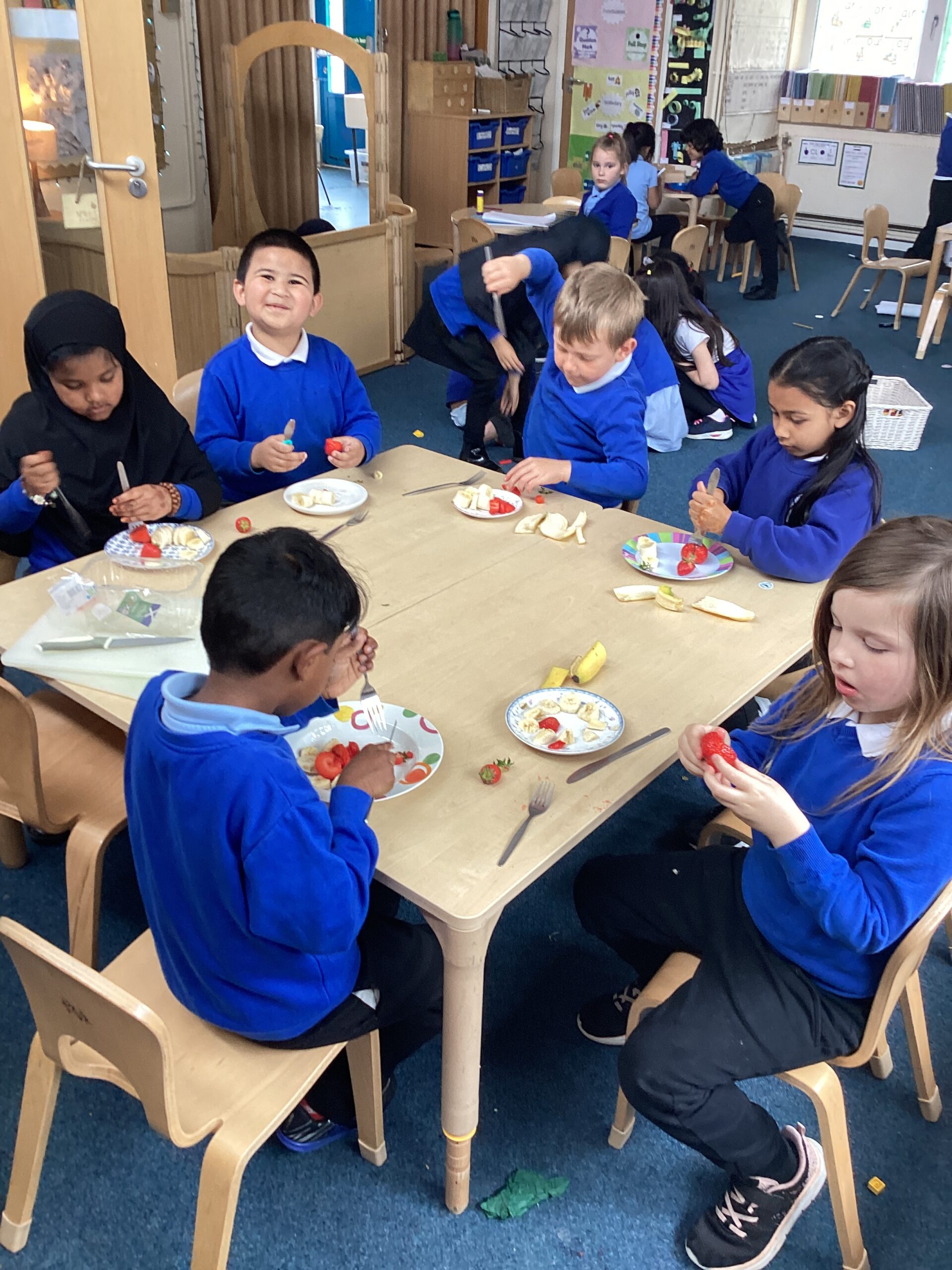 Chopping and juicing | Marine Park Primary School
