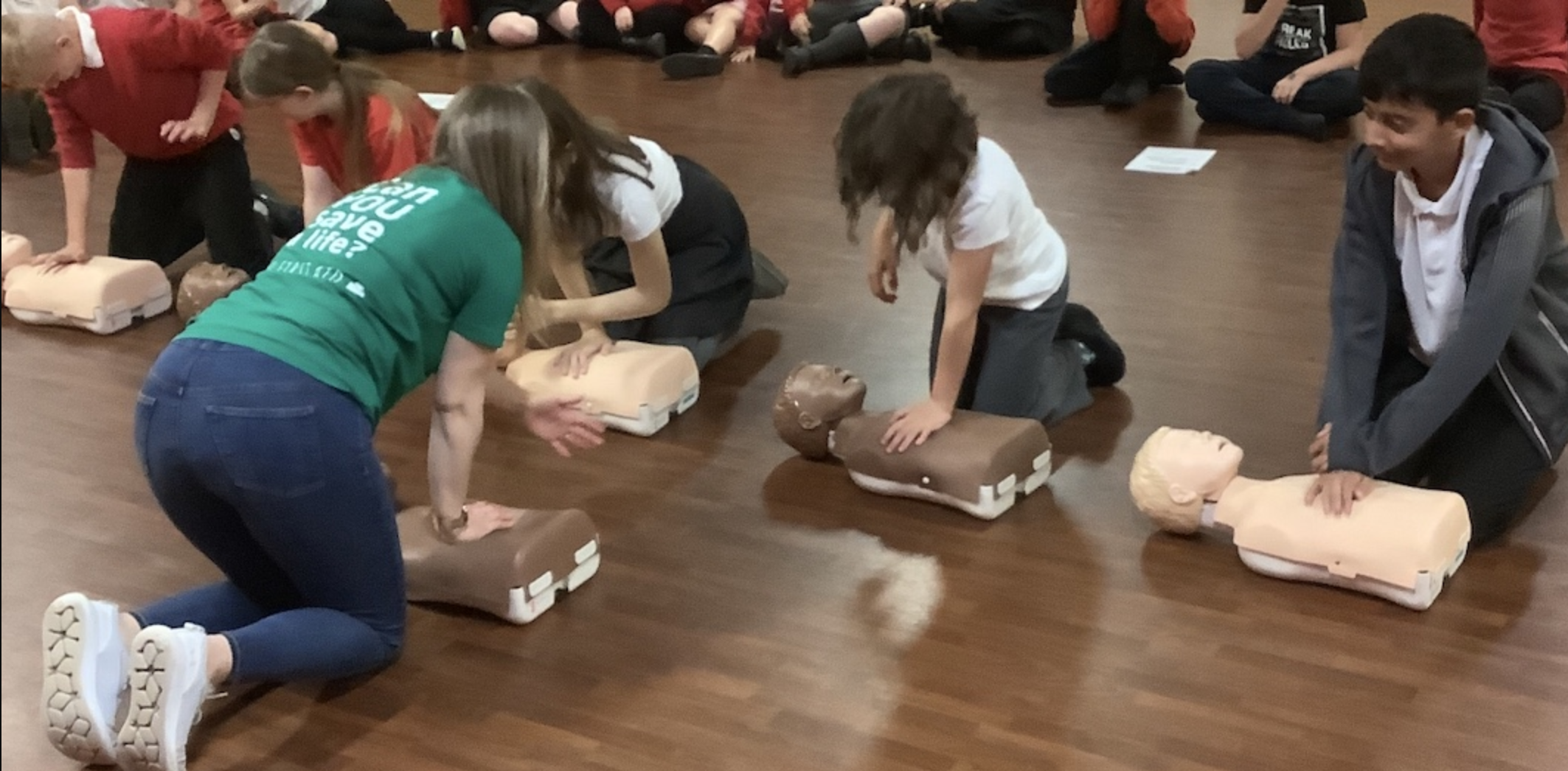 Fantastic First aiders in Crew Mcloughlin | Carcroft School