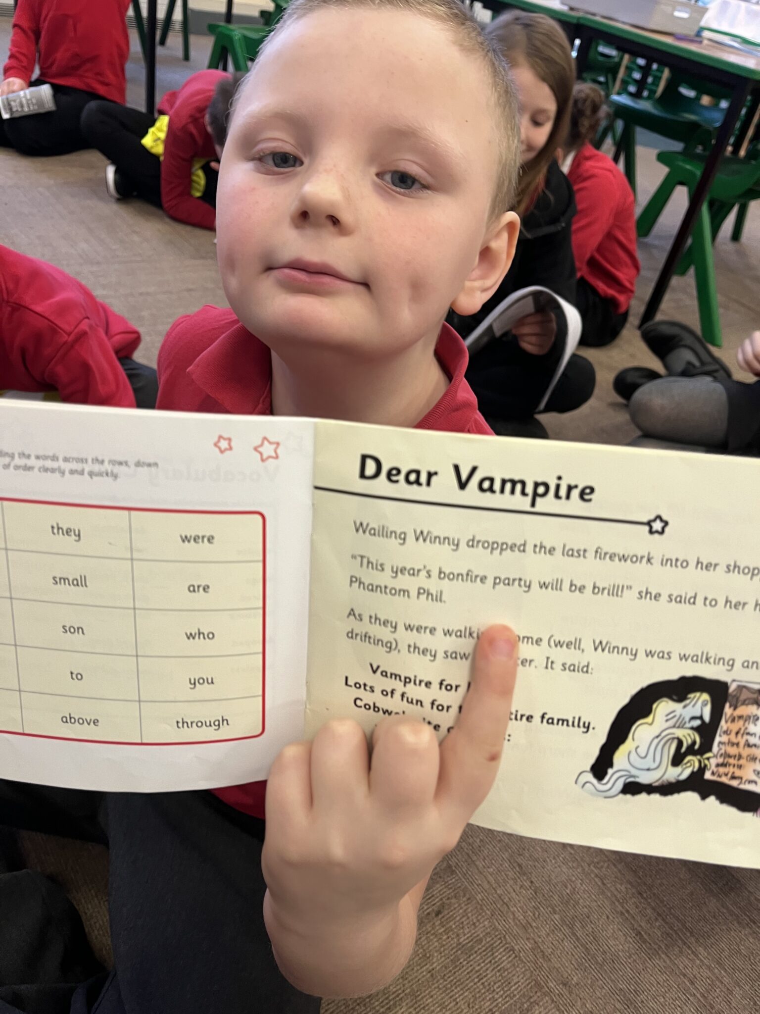Book Talk – Dear Vampire 率 | Carcroft School