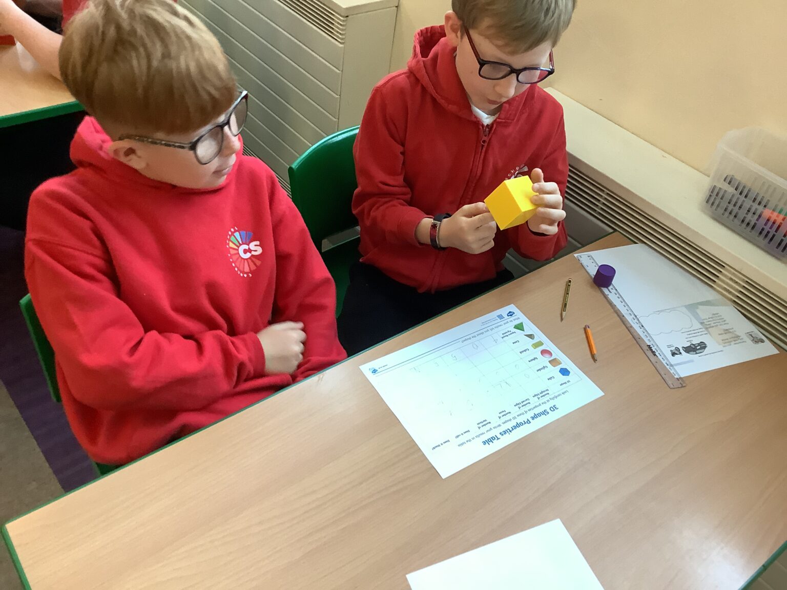 Crew Boswell – Exploring 3D Shapes | Carcroft School