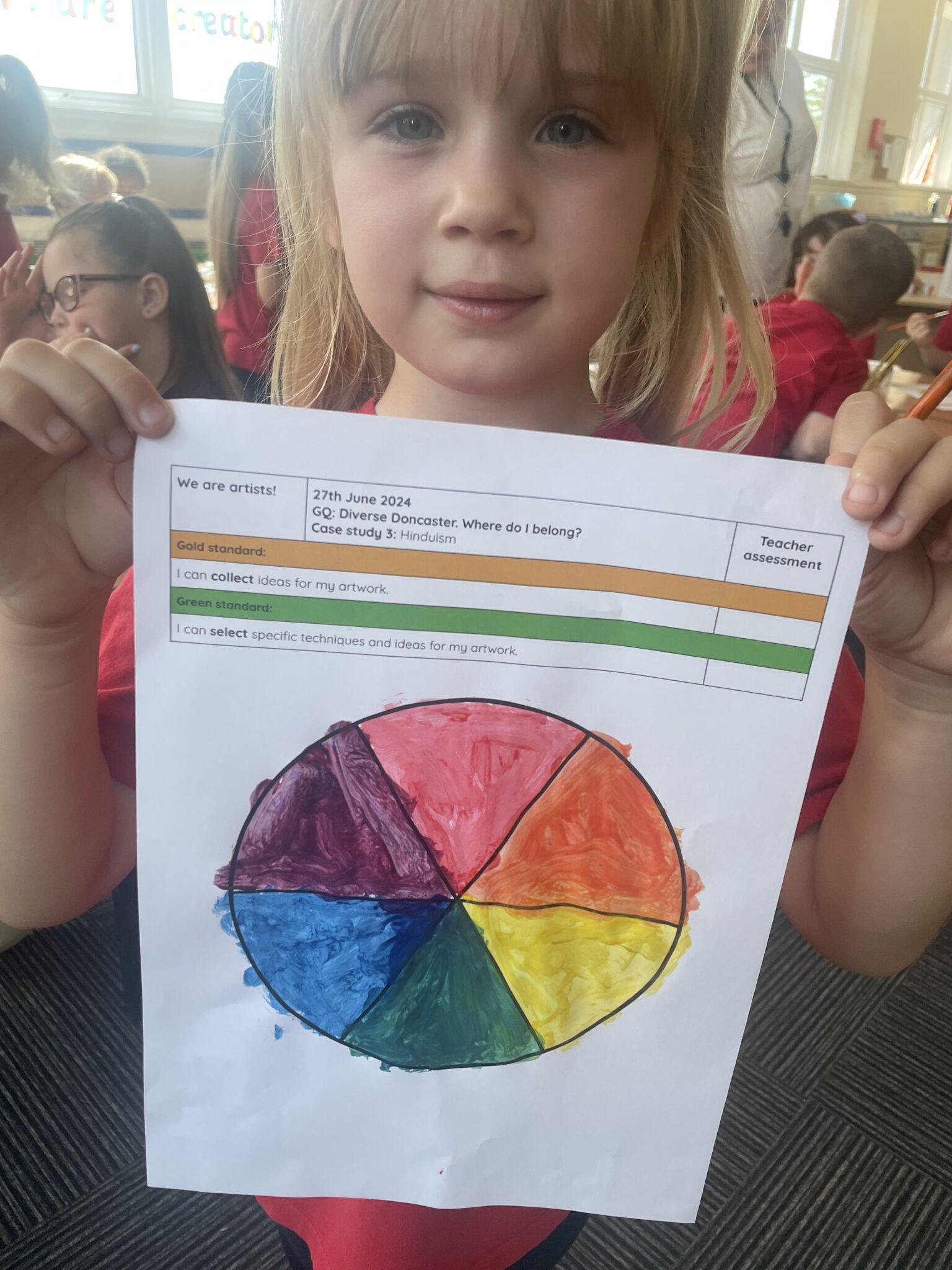Mixing secondary colours | Carcroft School