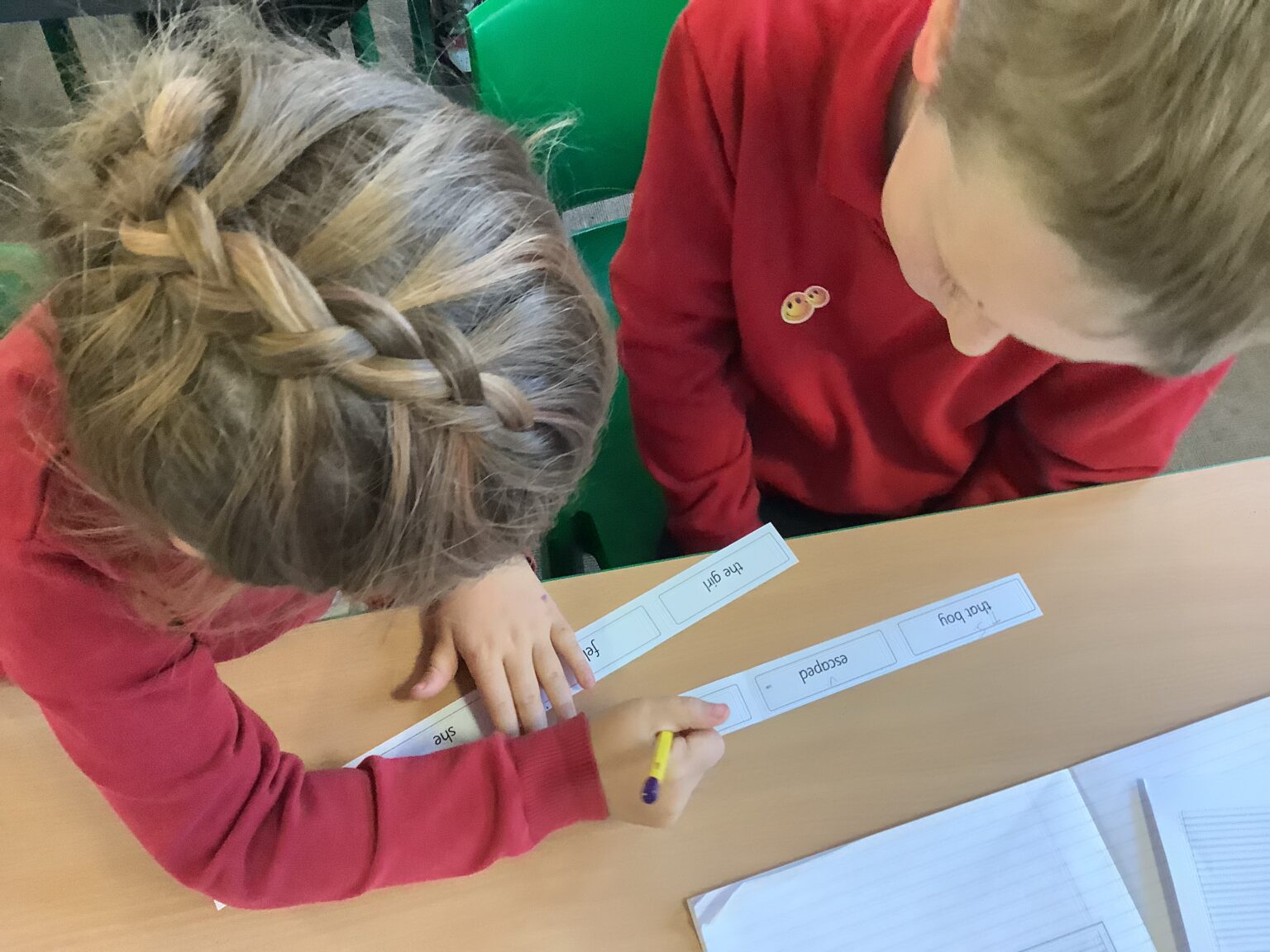 Building single clause sentences | Carcroft School