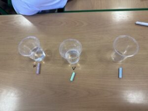 What happens to chalk when it is exposed to different types of ...