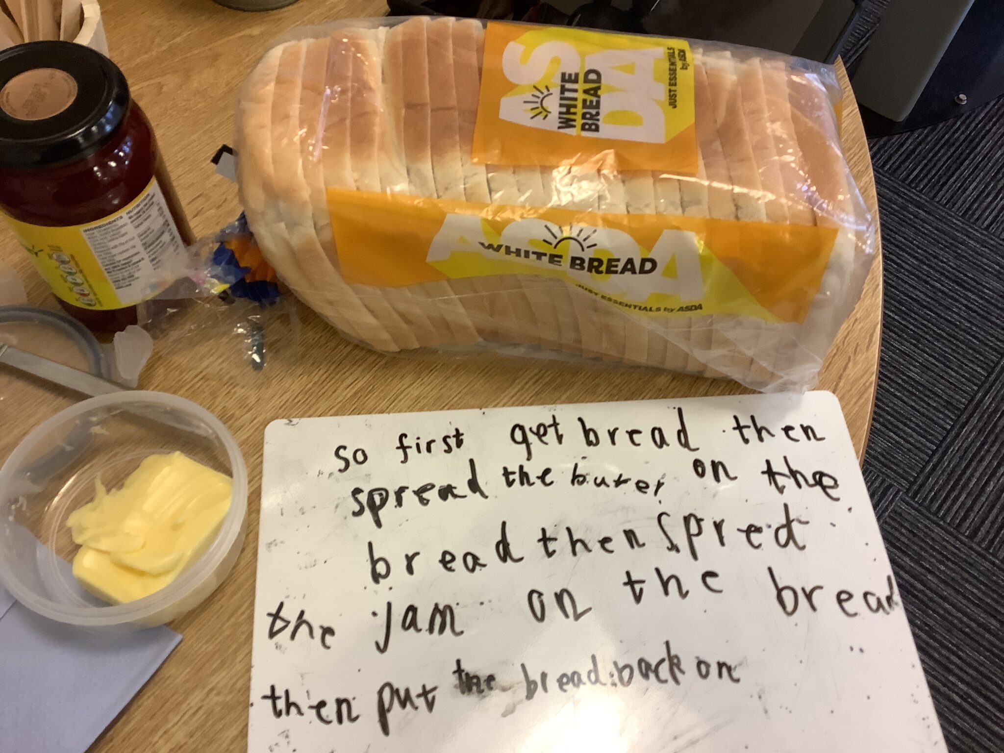 Algorithms vs a jam sandwich | Carcroft School