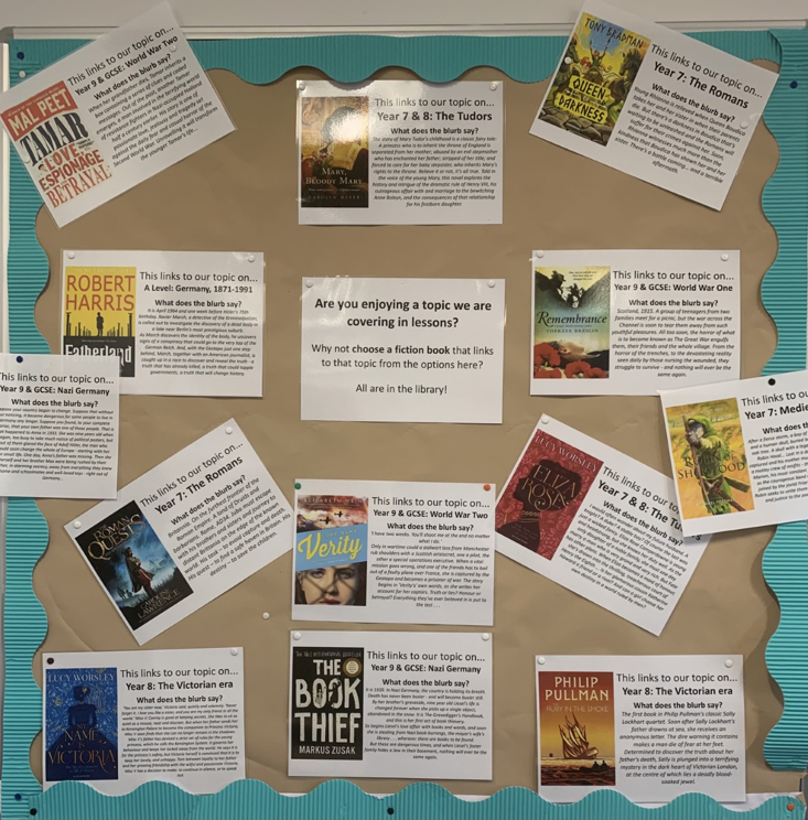 Reading in subjects | St Mary's Catholic School