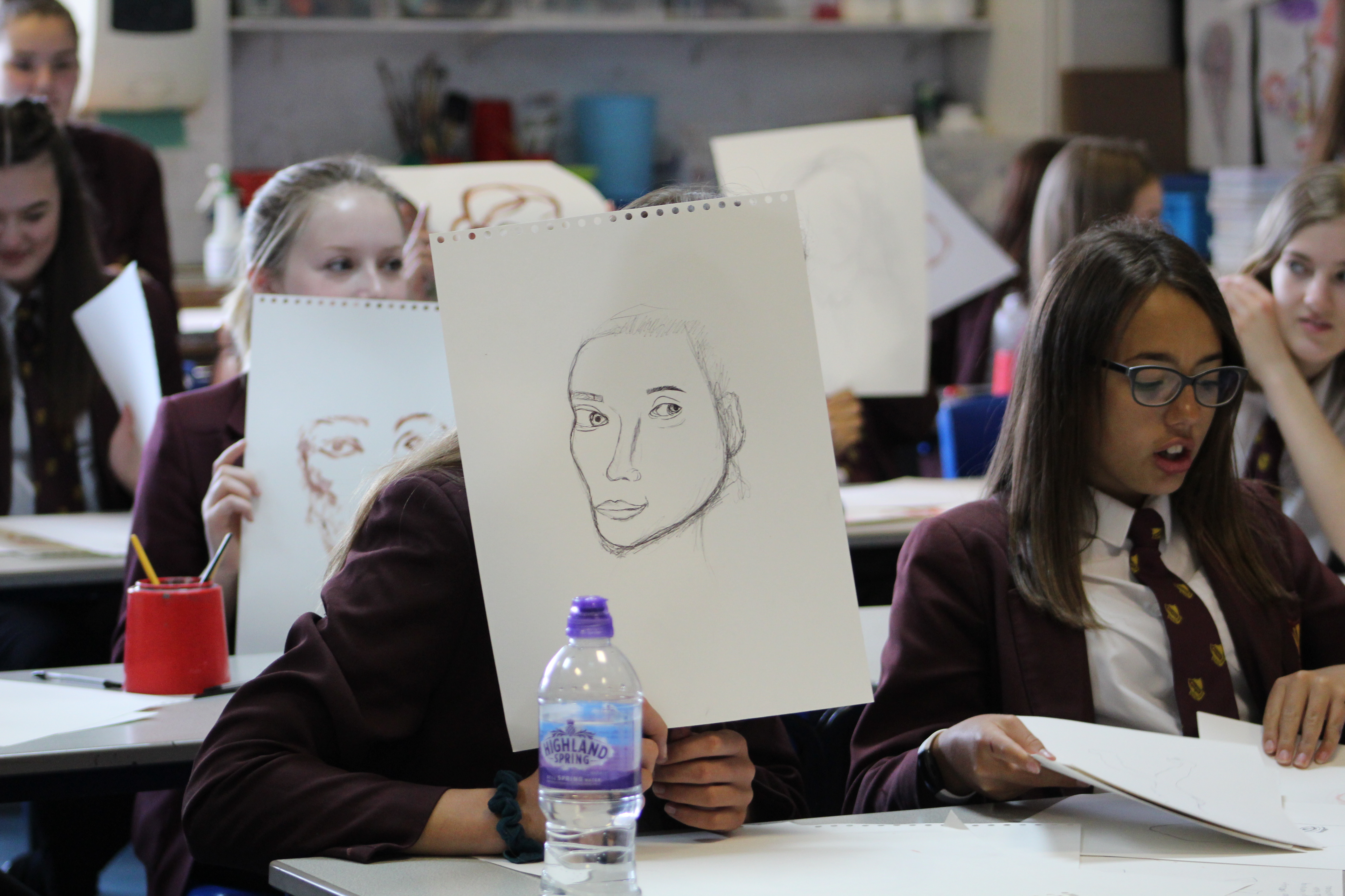 Year 9 Portrait Workshop | Studley High School