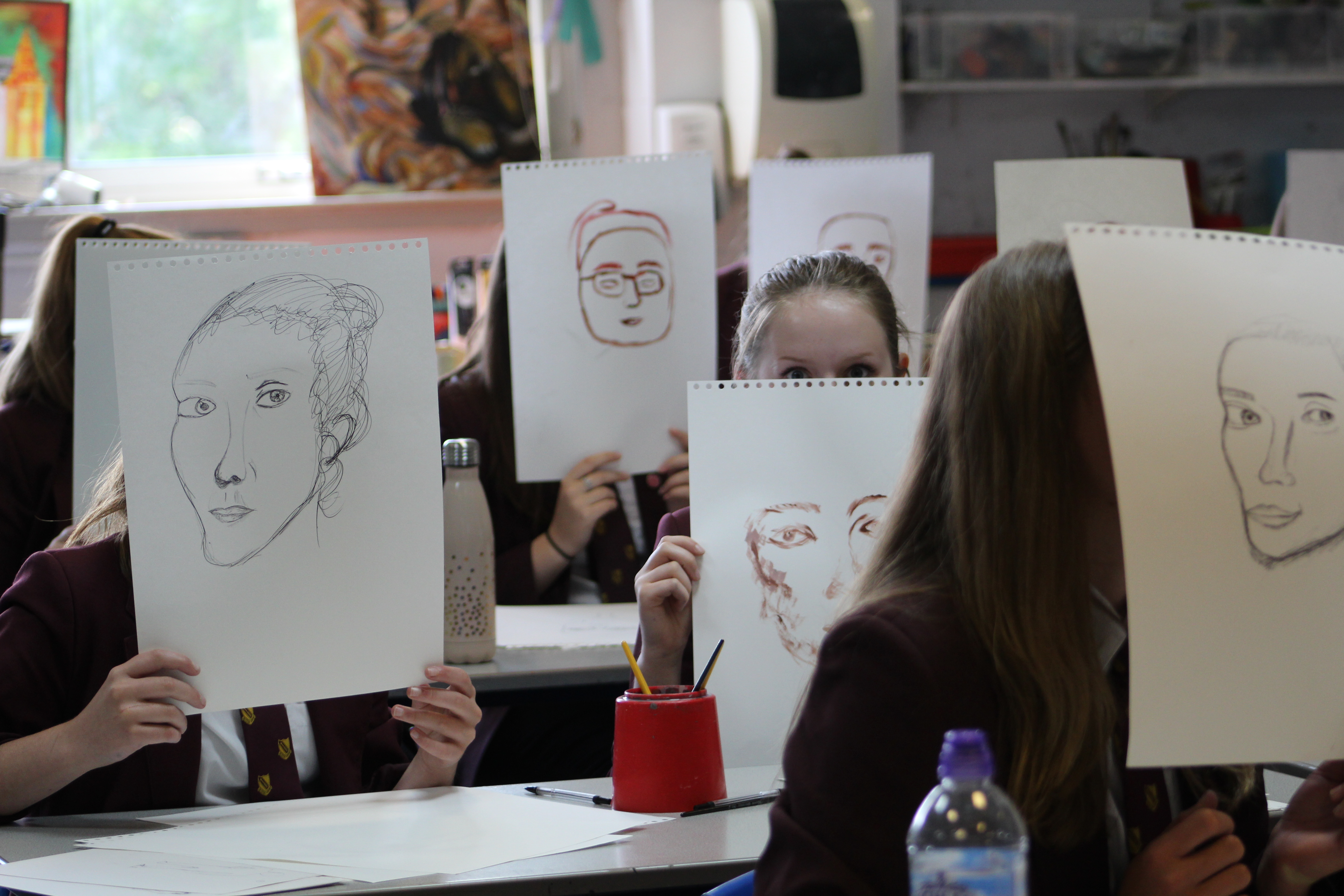Year 9 Portrait Workshop | Studley High School